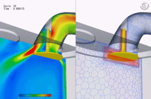 cradle_cfd_dynamic_mesh_valve - mantiumcae.com